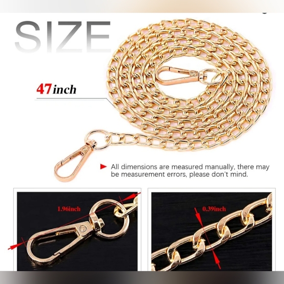 Accessories | Crossbody Chain Replacement One Chain Only Gold Available ...